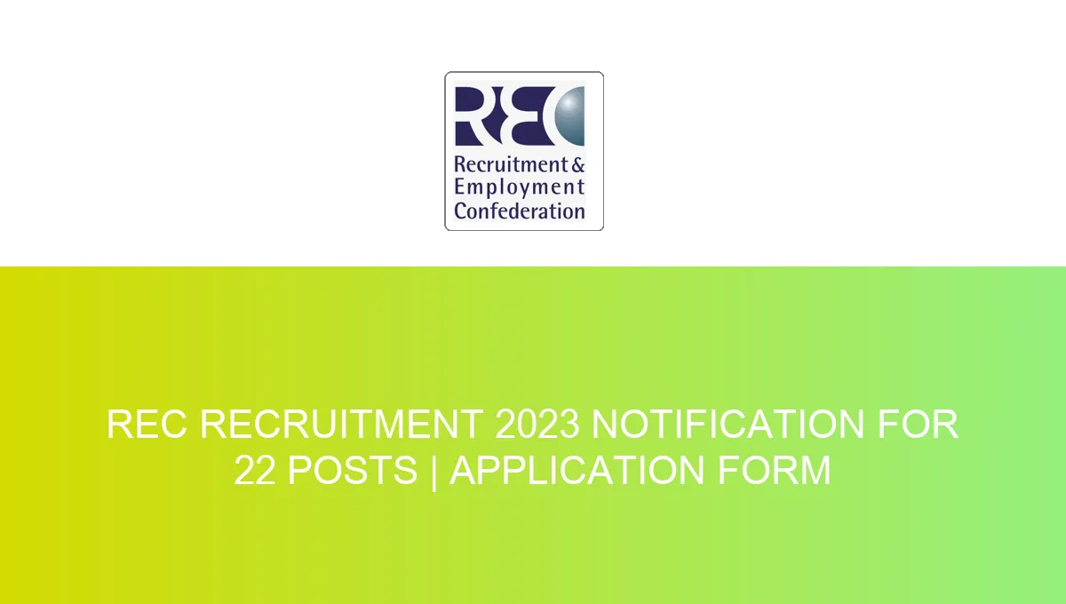 Rec Application Form 2023 - Printable Forms Free Online