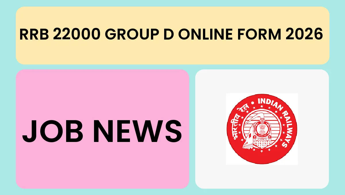 Summary For RRB 22000 Group D Online form 2026